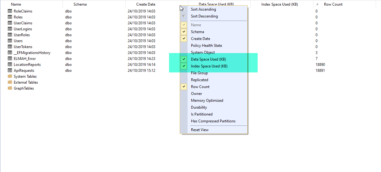How To Check Table Size In Sql Server Database Brokeasshome
